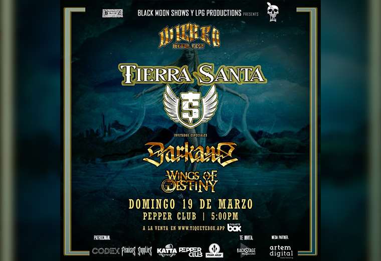 Tierra Santa, Darkane y Wings of Destiny serán parte del 'Wicked Metal ...