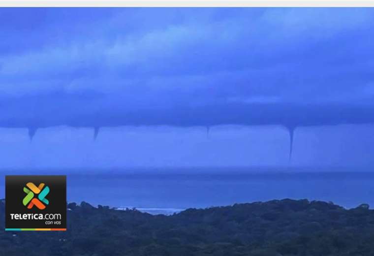 Video: Trombas marinas sorprenden a vecinos de la Zona Sur | Teletica