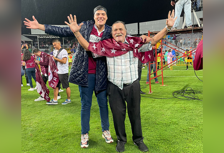 Jorge y Ricardo: el abuelo y nieto que se hicieron famosos en la 38 de ...