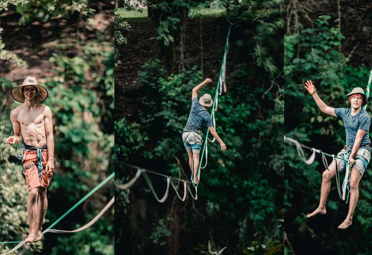 Highline: Deporte extremo que toma fuerza en Costa Rica | Teletica