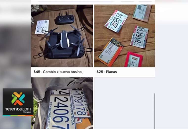 Página en Facebook vende placas de carro y ‘stickers’ de marchamo ...
