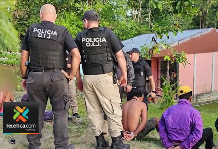 OIJ de Limón allanó cinco casas para detener a sospechosos de asesinato | Teletica