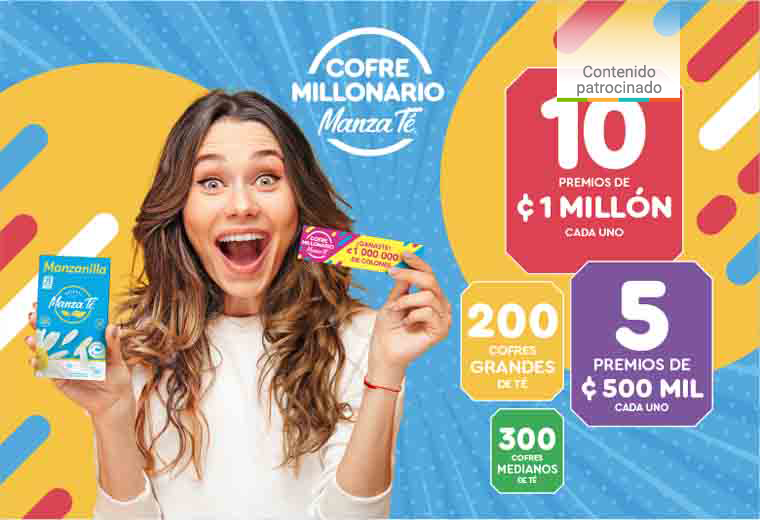 Manza Té lanza su promoción: "Cofretón Millonario" | Teletica