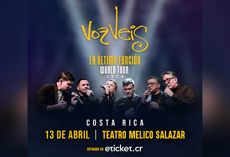 Entradas para concierto de Voz Veis cuestan entre ₡26 mil y ₡65 mil ...