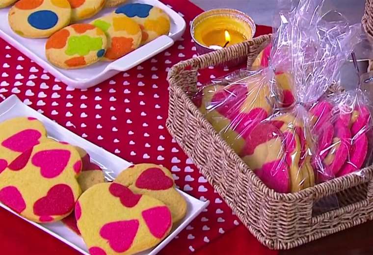 Receta paso a paso para galletas de San Valentín con diseños ...