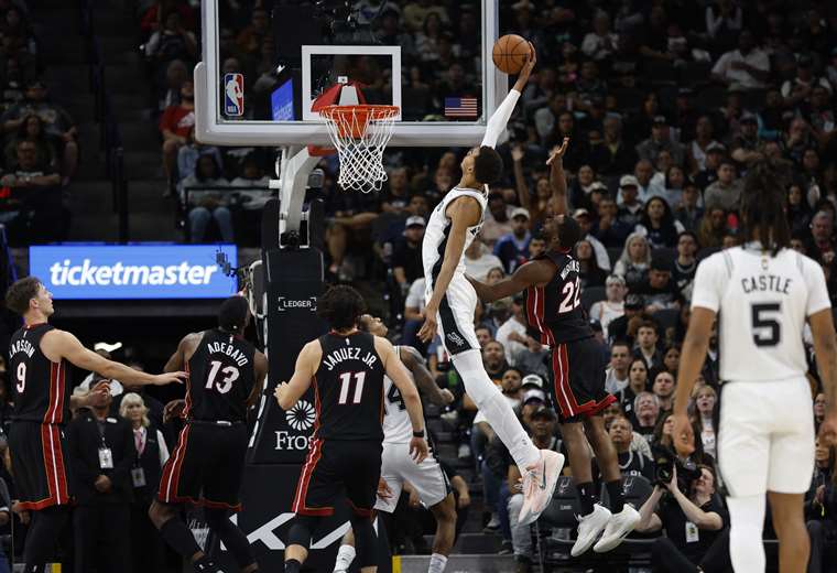 Victor Wembanyama lidera inicio histórico de los Spurs en la NBA con ...