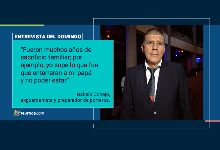 Gabelo Conejo: “No quiero saber nada de fútbol, terminé hasta el cuello ...