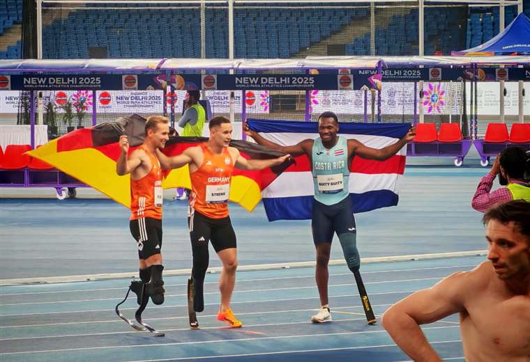 Sherman Guity gana bronce en 100 mts en Mundial de ParaAtletismo | Teletica